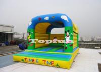 China Inflatable Micky House Jumping Castle / Tumble Time For Resorts And Parks for sale