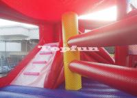 China Disneyland Inflatable Jumping Castle / Fantastic Micky House With Slide for sale