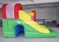 China Inflatable Commercial Bouncy Castles With Slide For Family Party for sale