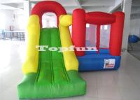 China Inflatable Commercial Bouncy Castles With Slide For Family Party for sale