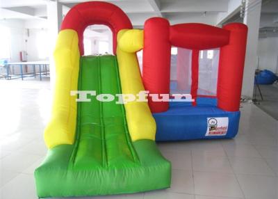 China Inflatable Commercial Bouncy Castles With Slide For Family Party for sale