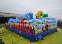 China Commercial Rental Inflatable Amusement Park , PVC Tarpaulin Ocean Theme Fun Land for sale