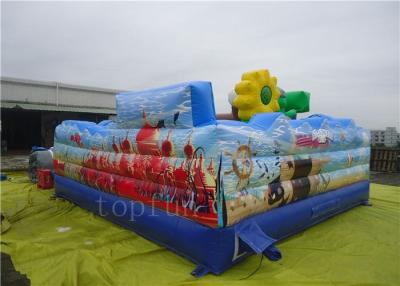 China Commercial Rental Inflatable Amusement Park , PVC Tarpaulin Ocean Theme Fun Land for sale