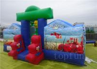 China Commercial Rental Inflatable Amusement Park , PVC Tarpaulin Ocean Theme Fun Land for sale