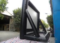 China Portable Outdoor Inflatable Projection Screen 0.55 PVC Tarpaulin For Billboard Advertising for sale