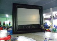 China Portable Outdoor Inflatable Projection Screen 0.55 PVC Tarpaulin For Billboard Advertising for sale