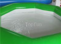China Family Use Inflatable Swimming Pools , PVC Tarpaulin Inflatable Hexagonal Water Pools for sale