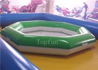 China Family Use Inflatable Swimming Pools , PVC Tarpaulin Inflatable Hexagonal Water Pools for sale