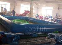 China Sqaure Soft PVC Tarpaulin Inflatable Water Pools For Family Use / Kids / Adults for sale