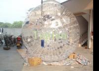 China Clear Round Inflatable Zorb Ball , PVC / TPU Inflatable Light Ball for sale