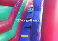 China Customize Artworks 20ft DIY Inflatable Jumping Castle With Roof N Slide For Kids for sale