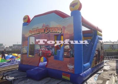 China Custom Bouncy Car House Commercial Jumping Castle Inflatable With Digital Print for sale