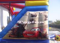 China Custom Bouncy Car House Commercial Jumping Castle Inflatable With Digital Print for sale