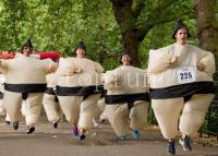 China Customized Inflatable Sumo Wrestler Costume , Adults / Kids Entertainment Sport Games for sale