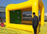 China Entertainment Kids / Adults Inflatable Sports Games PVC Inflatable Football Shooting for sale