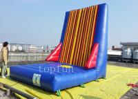 China PVC Velcro Inflatable Sticky Wall , Interesting Inflatable Climbing Wall for sale