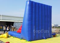China PVC Velcro Inflatable Sticky Wall , Interesting Inflatable Climbing Wall for sale