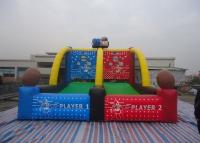 China PVC Customized Inflatable Soccer Field , Funny Basketball Shooting Games for sale