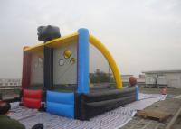 China PVC Customized Inflatable Soccer Field , Funny Basketball Shooting Games for sale
