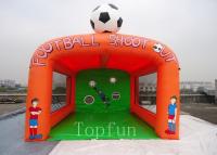 China Customized Inflatable Soccer Field PVC Tarpaulin Basketball For Fun for sale