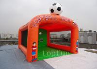 China Customized Inflatable Soccer Field PVC Tarpaulin Basketball For Fun for sale