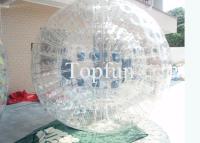 China Roller Inflatable Zorb Ball Rolling Ball , Sports Toy Water / Grass Water Walking Ball for sale