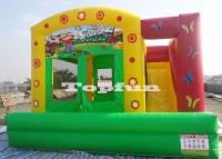 China Customized 6 x 5m Water Jumping Castle , White Commercial Kids Playground Games for sale