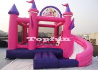 China Kids Funny Yellow Inflatable Jumping Castle WIth 0.55mm PVC Tarpaulin for sale