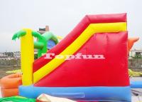 China 20feet Inflatable Jumping Castle Cartoon Bouncer With Slide Ball Pond for sale