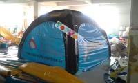 China Water Proof Inflatable Spider Tent Black With 4 Legs Frame Tube for sale