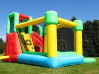 China Toddler Inflatable Combo Water Slide Jumping House With Ball Pit for sale