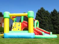 China Toddler Inflatable Combo Water Slide Jumping House With Ball Pit for sale
