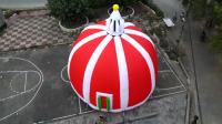 China Fabric Outdoor Inflatable Dome Tent , Red Inflatable Promotion Air Tent Figure for sale