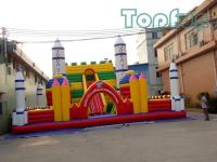 China Rocket Launch Centre Jumping Castle 10m x 10m Customized For Amusement Park for sale