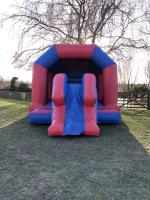 China Family Colorful 420D Inflatable Bouncer Castle With Slide for sale