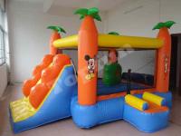 China Tropical Animal Kingdom Commercial Inflatable Bounce House PVC Coated 210D Nylon Fabric for sale