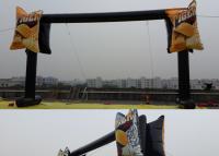 China 10 x 6m Waterproof Advertising Inflatables 0.6 - 0.9mm PVC Tarpaulin With Bags for sale