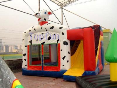 China Customized 6 x 5m Water Jumping Castle , White Commercial Kids Playground Games for sale
