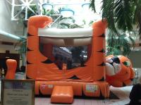 China PVC Coated Cartoon Tiger Inflatable Bouncer Castle Blow Up Jumping Castle for sale