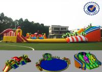 China PVC 30M Inflatable above ground Water Parks for sale
