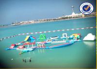 China 2000M2 Water Area Inflatable Water Parks , Amusement Sea Water Sport Games for sale