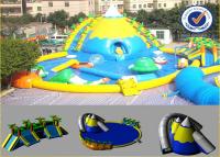 China 25m Outdoor Inflatable Water Parks with Plato PVC Tarpaulin 0.9mm for sale