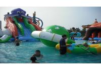 China 25m Outdoor Inflatable Water Parks with Plato PVC Tarpaulin 0.9mm for sale