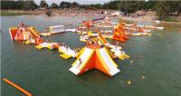 China Non Toxic Children Inflatable Water Park Obstacle Course Water Jumper for sale