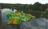 China Adult And Kids Inflatable Water Jumper Floating Obstacle Course for sale