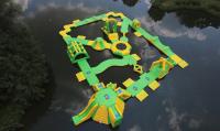 China Adult And Kids Inflatable Water Jumper Floating Obstacle Course for sale