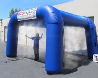 China Customized Blue Inflatable Tunnel Tent Advertising Commercial for sale