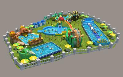 China Children And Adults Inflatable Water Park Combo Playgrounds for sale