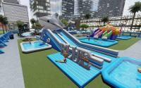 China Commercial Inflatable Water Amusement Park Heat Welding EN14960 for sale