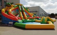 China Cartoon Bee Giant Inflatable Amusement Water Land Park for sale